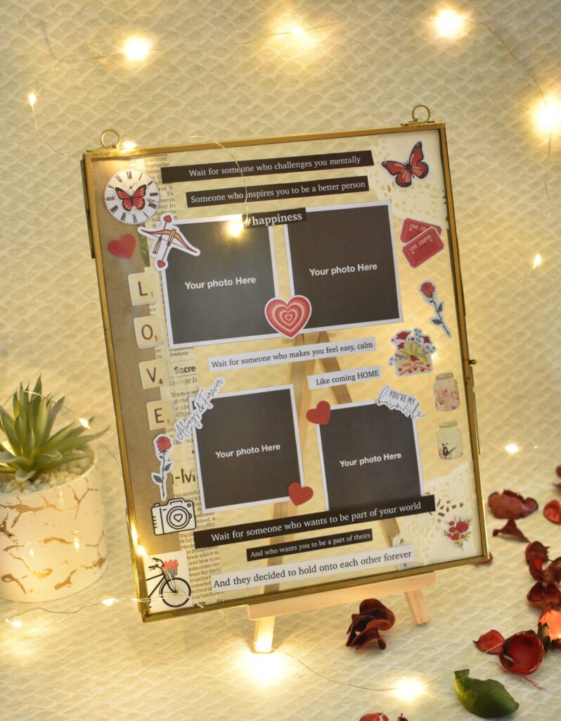 Customised gift frame for your better half- 'Couple's' Glass Frame
